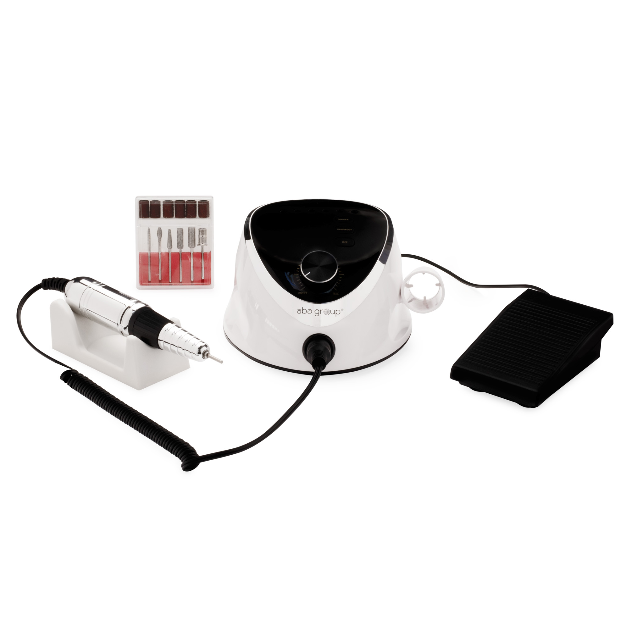 Aba Group Nail Milling Machine M12 68W – White + Set of Cutters – Elda ...